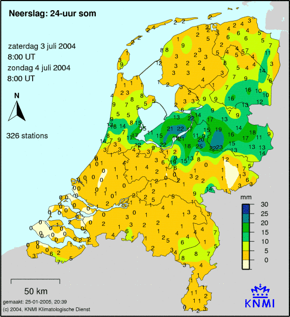 Weer 4 juli 2025 - weerbericht en weersverwachting vandaag en morgen.